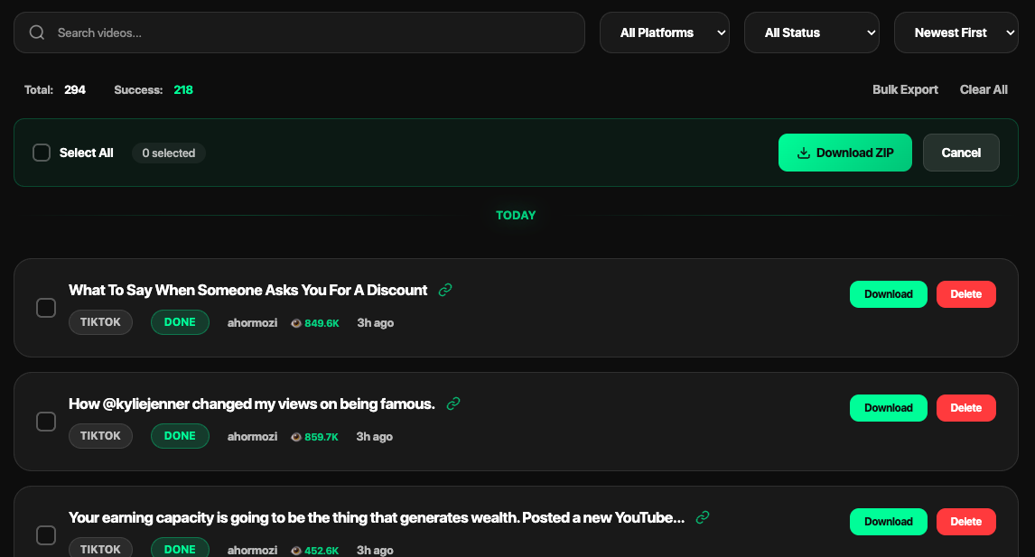 SaveScript - Turn Viral TikToks Into Your Content | AI Script Extractor